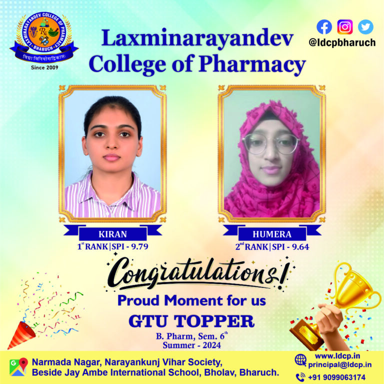 LDCP: Best Pharmacy College (PCI-Approved) in Bharuch, Gujarat