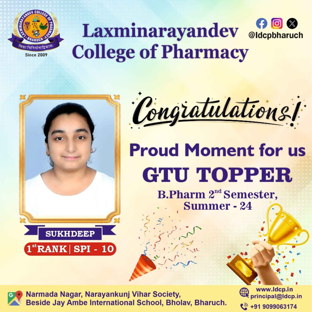 LDCP: Best Pharmacy College (PCI-Approved) in Bharuch, Gujarat