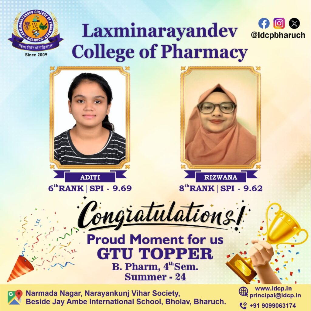 LDCP: Best Pharmacy College (PCI-Approved) in Bharuch, Gujarat